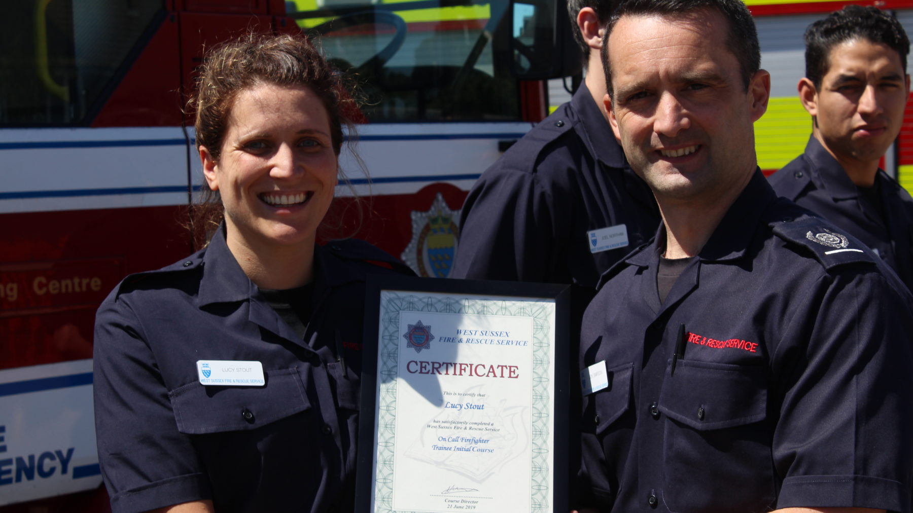 Haywards Heath Welcomes New On-Call Firefighter - RH Uncovered